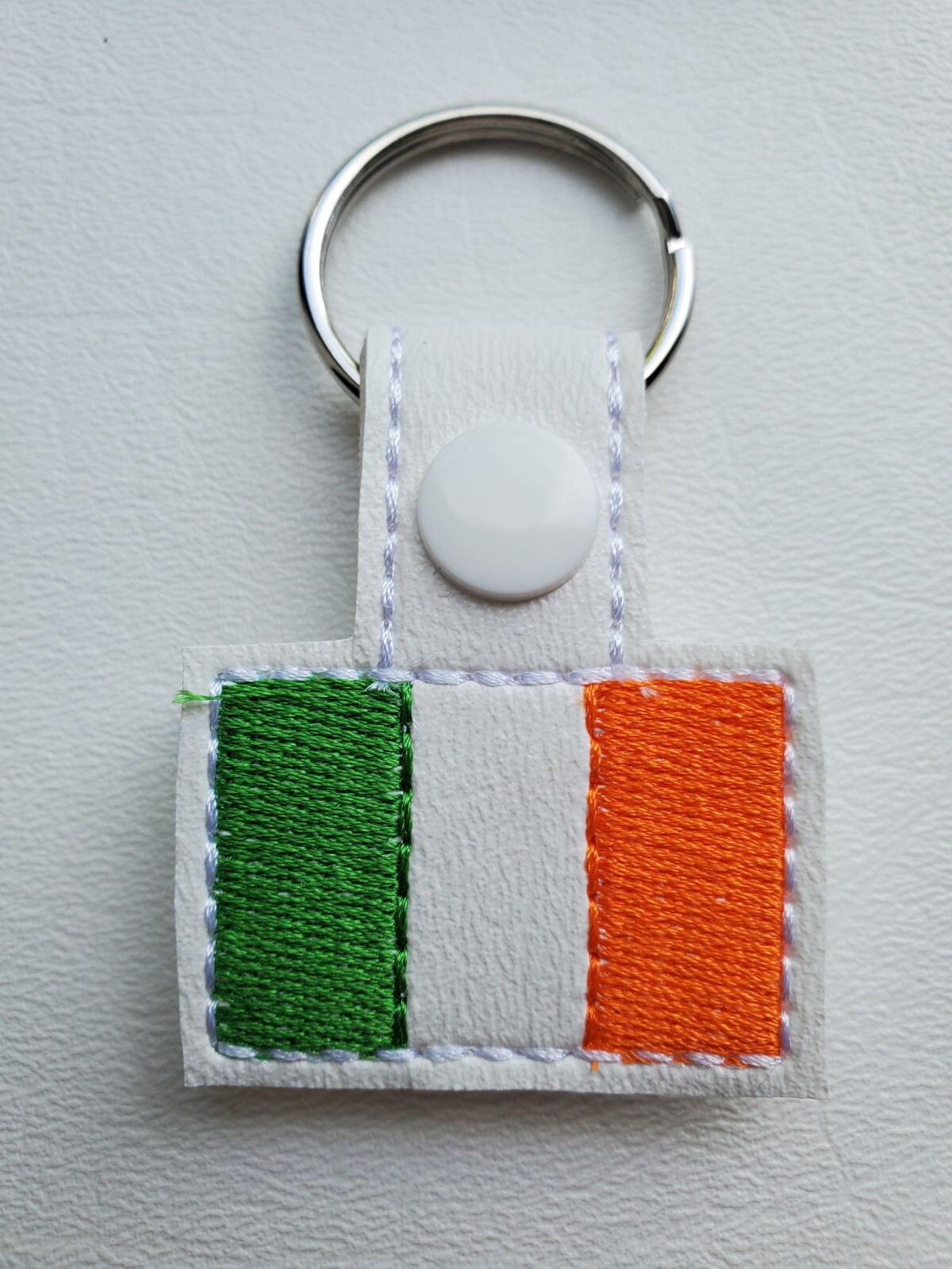 Ireland Flag Keychain Embroidered Irish Flag Keychain Irish Ireland ...