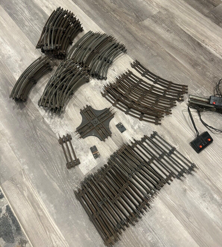 Vintage Lionel 027 Gauge Train Tracks lot 66 Straight Curved Rusty ...