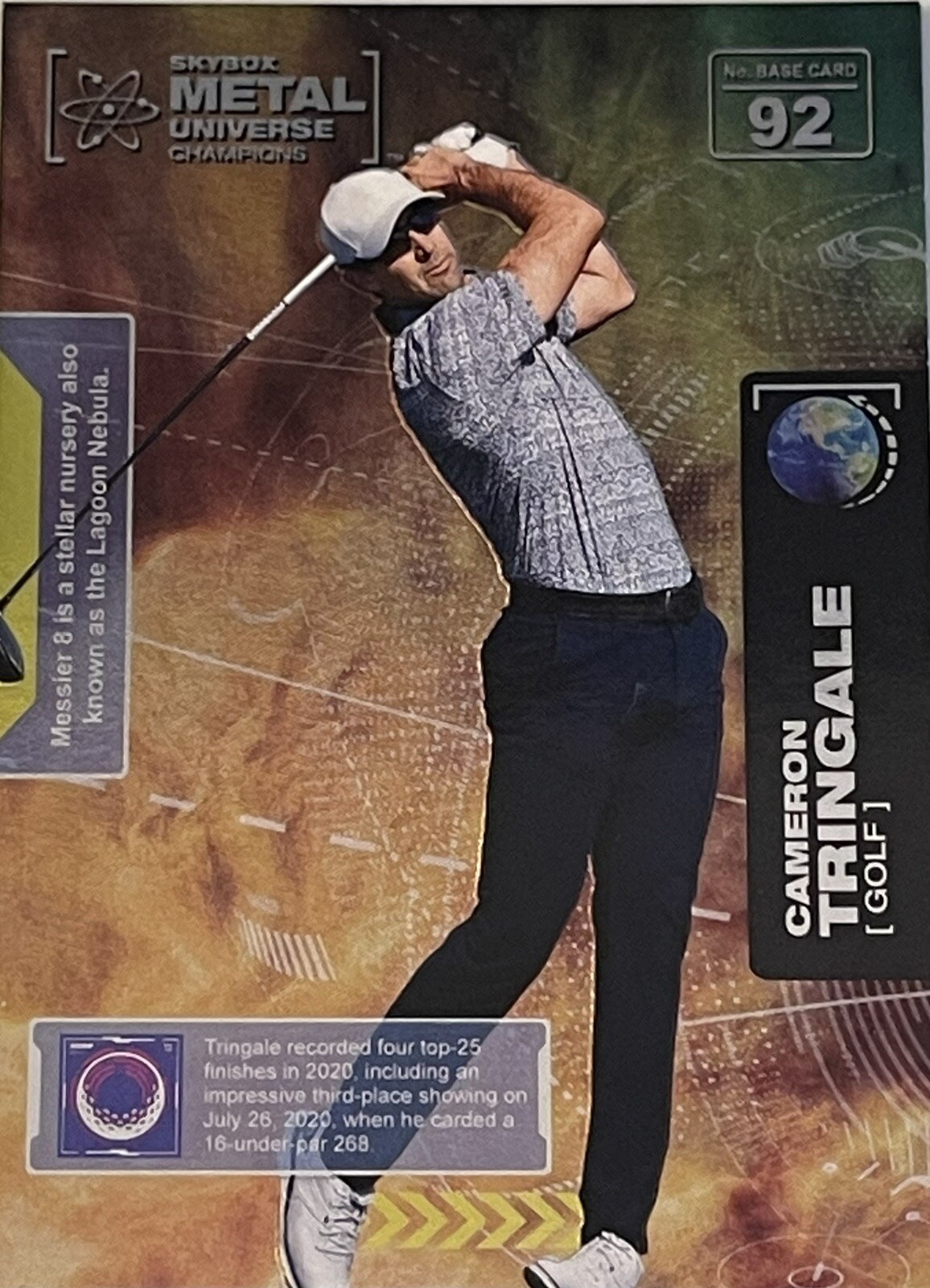 2021 Metal Universe Champions Skybox Premium CAMERON TRINGALE Card #92 ...