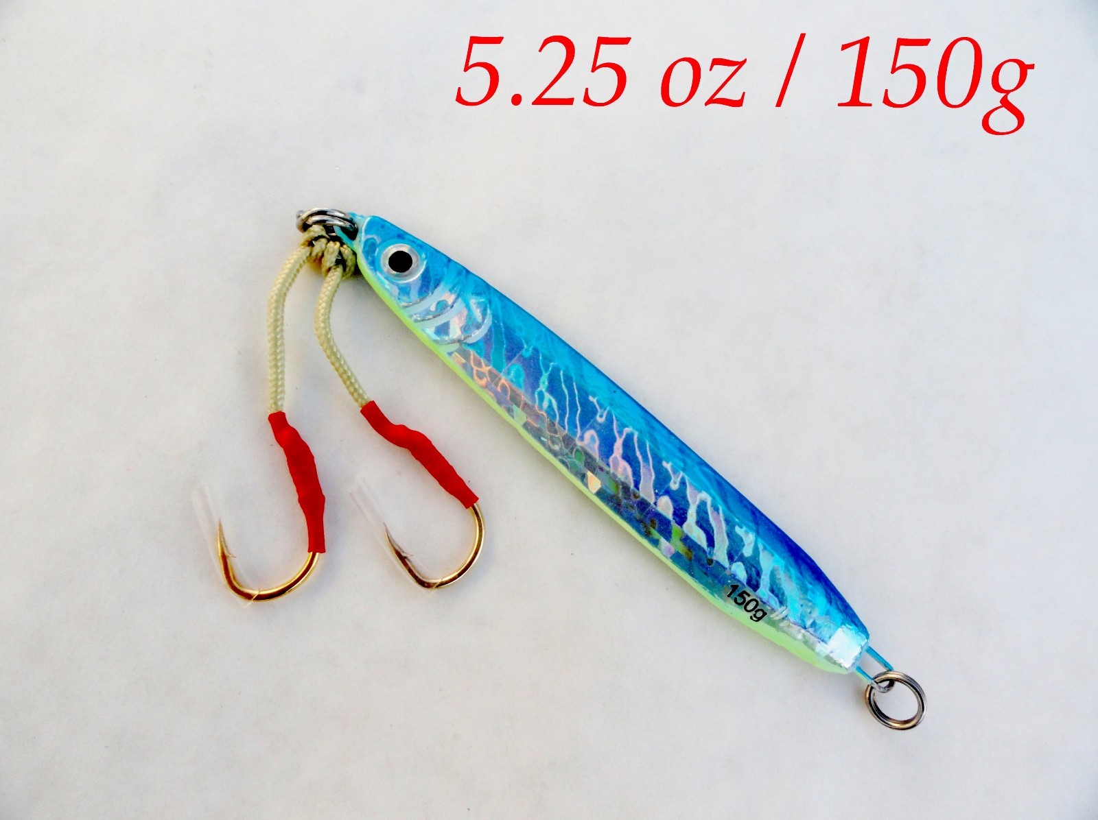 6 pcs Knife jigs 5oz/150g Vertical Butterfly Saltwater Fishing Lures ...