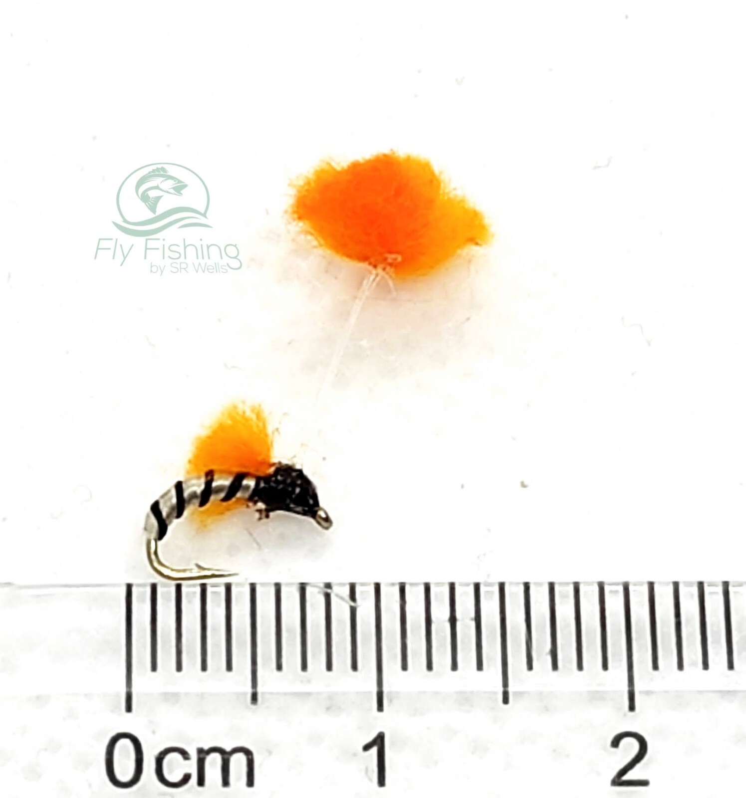 3 PARASOL Zebra MIDGE Flies UMBRELLA Emerger Trout Fly Fishing 10 12 14 ...
