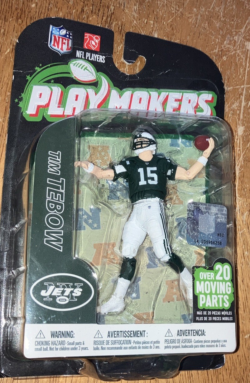 NFL Playmakers Series 3 Tim Tebow Jets 4in Action Figure McFarlane Toys ...