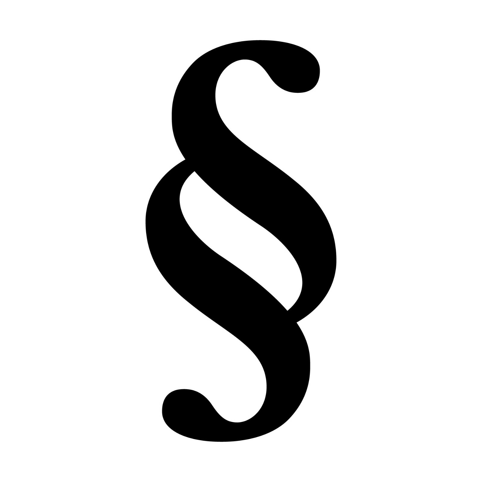 Paragraph schwarz 10cm Zeichen Symbol Gesetz Anwalt Kanzlei Aufkleber ...