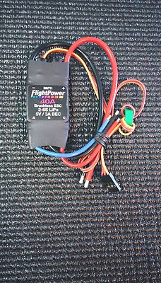 FlightPower 40A Brushless ESC w/ 5V/BEC 2-6S LiPo FPWM0230 | eBay