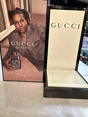 Perfume Display Stand Gucci Guilty homme featuring A$AP Rocky 7” Tall ...