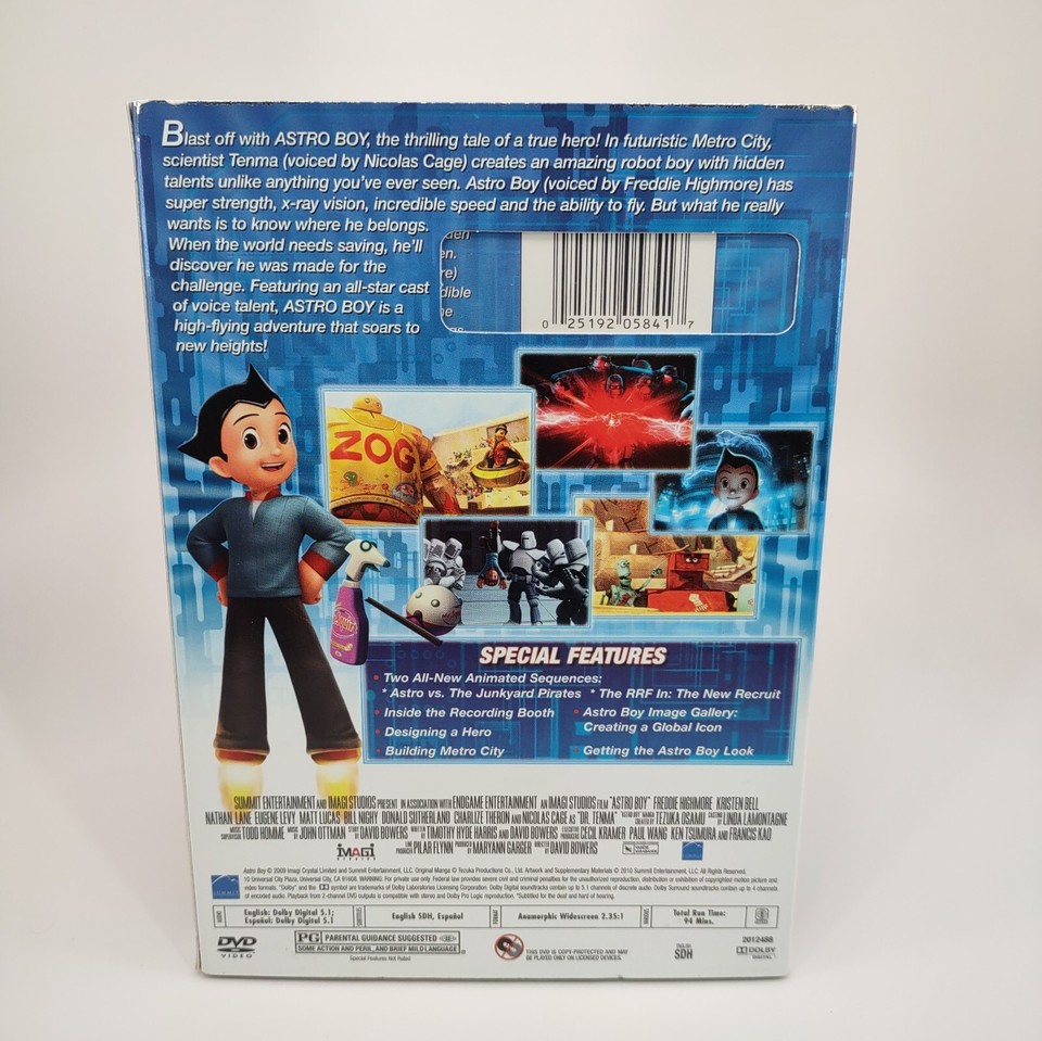 Astro Boy The Complete Series 2003 DVD & Astro Boy 2009 DVD Lot Nicolas ...