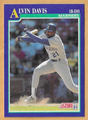 ALVIN DAVIS SEATTLE MARINERS #482 - SCORE NM-MT 1991 | eBay