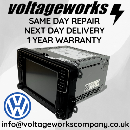 VW Volkswagen Tiguan Sat Nav Media Unit Display Touch Screen Repair ...