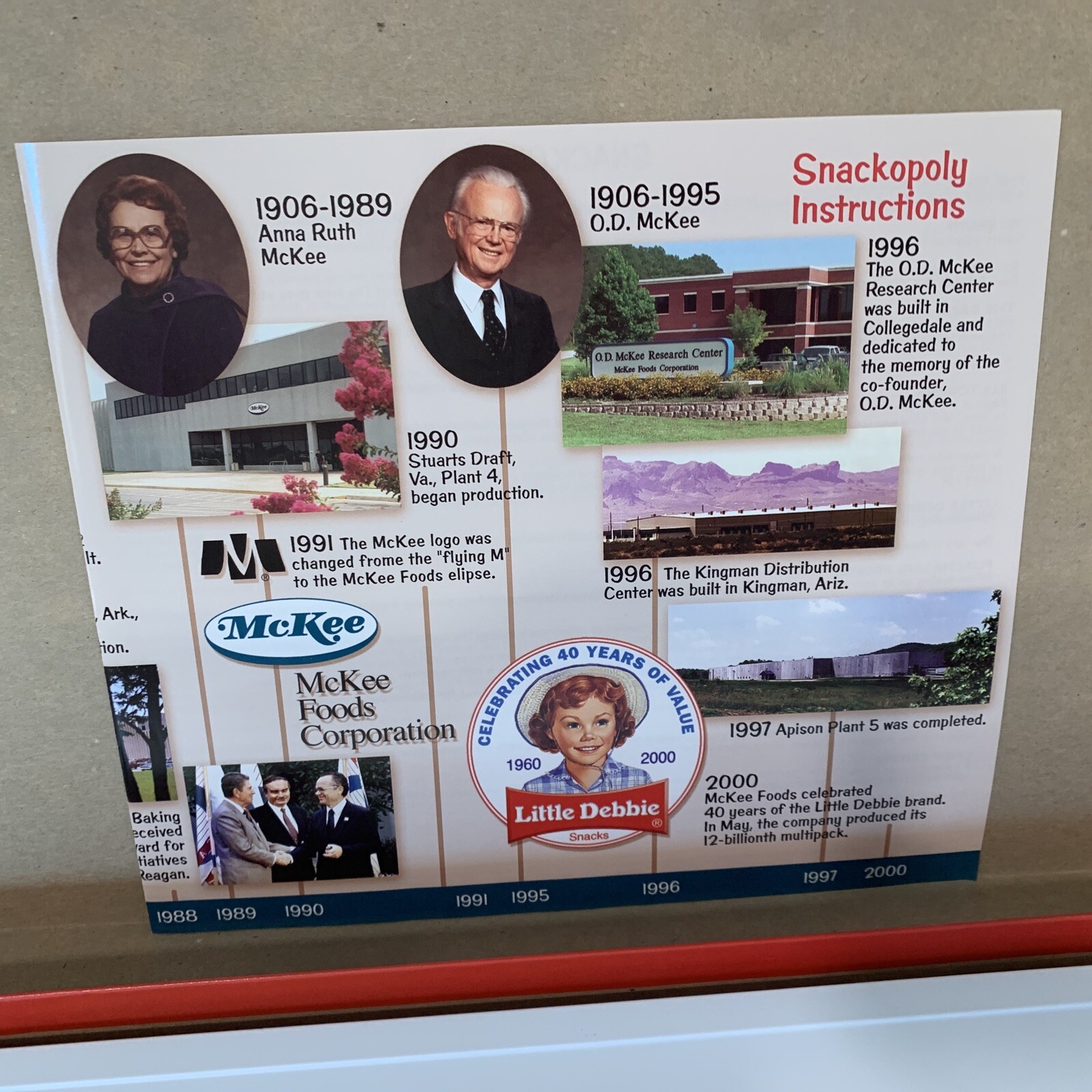 NEW Little Debbie Snackopoly The Sweetest Board Game Monopoly Snacks ...