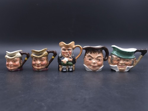 Cooper Clayton and Artone England Miniature Toby Jugs-Set of 5 | eBay UK