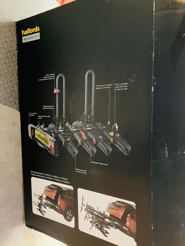 Halfords Advanced 4 Bike Tow Bar Mount Cycle Car Rack | eBay UK
