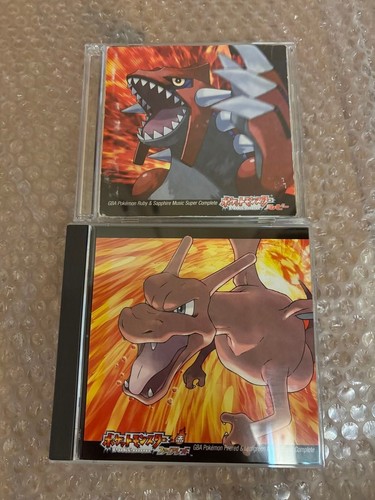 Pokemon Ruby Sapphire FireRed LeafGreen OST CD Set Japan 4 Discs Tested ...