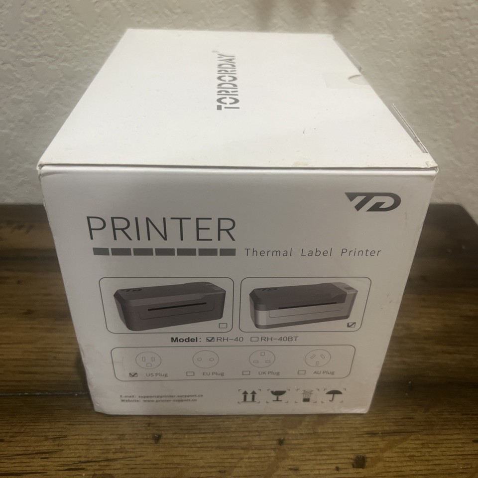Tordorday Rh-40 Thermal Label Printer Brand New In Box | eBay