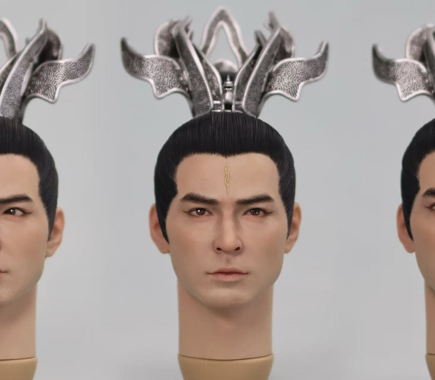 1/6 Erlang Shen Myth Man Head Sculpt Model For 12'' Male Action Figure ...