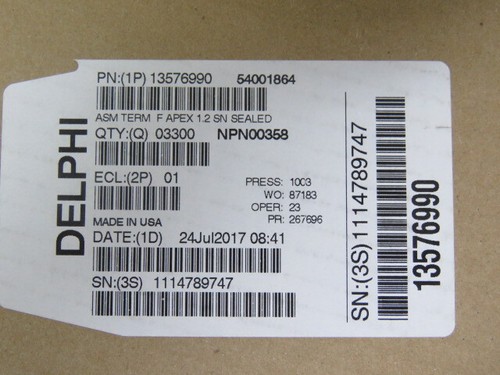 DELPHI 13576990 Qty of 300 per Lot DELPHI 13576990 | eBay