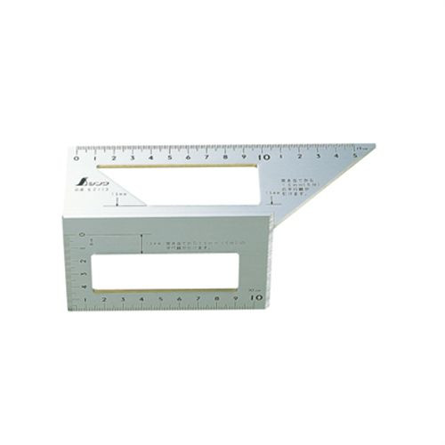 SHINWA JAPAN 62113 Square Layout Miter 45 + 90 Degrees Metric Aluminium ...