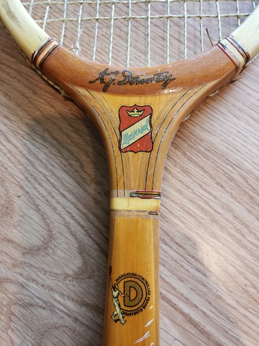 Vintage A. J. Donnay "Universal" Wood Tennis Racquet | eBay