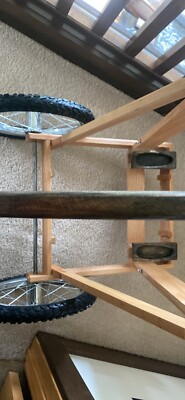 Colapsible Oak SASS Cowboy Cart One of Two In The World | eBay