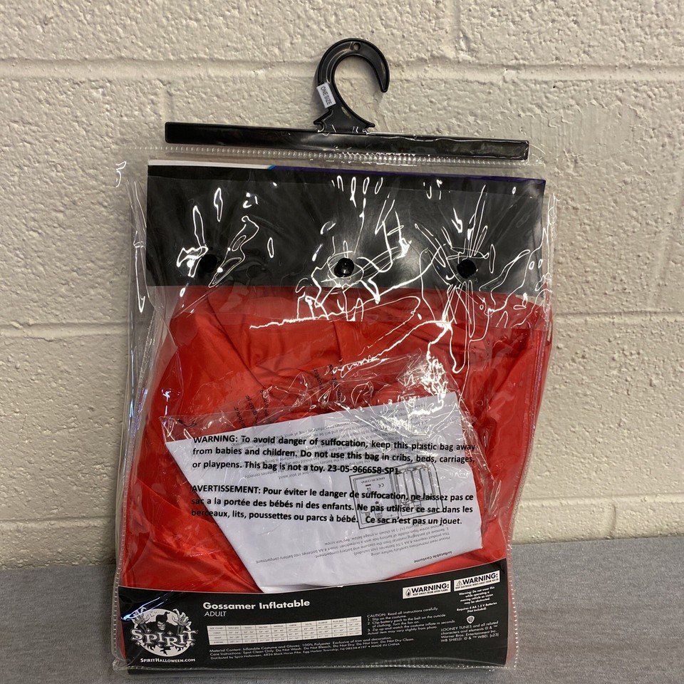 Gossamer Inflatable Costume Adult - Looney Tunes | eBay