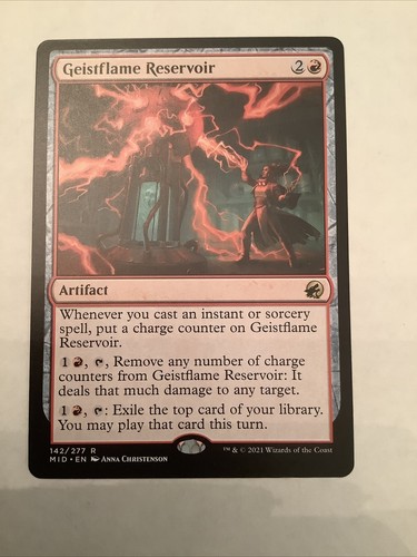 Geistflame Reservoir MID MTG Charge Counter Burn Engine Artifact | eBay