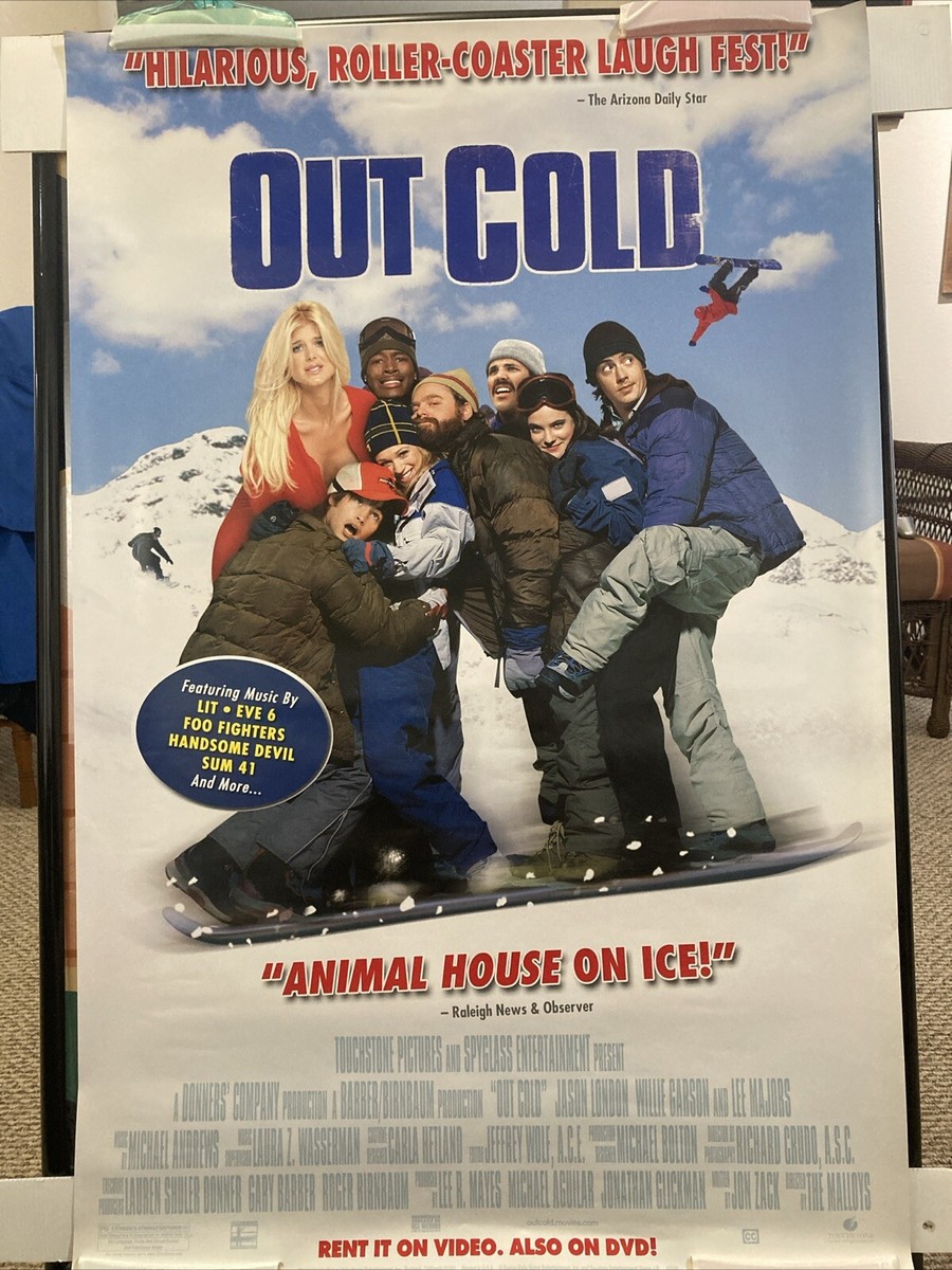 Filmposter Van Out Cold Relive This Iconic Snowboarding Scene In