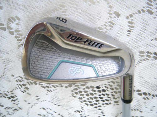 TOP FLITE # 9 IRON STAINLESS WOMEN'S LADIES FLEX GRAPHITE SHAFT-RH ...