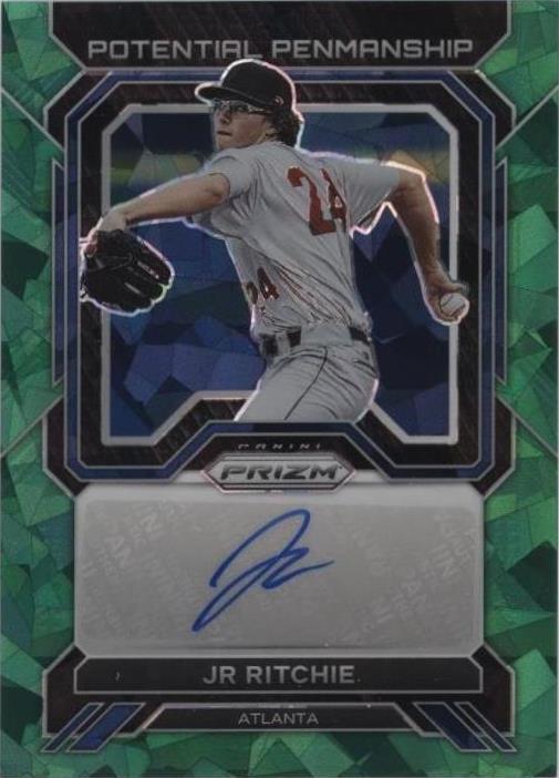2023 Panini Prizm - Potential Penmanship JR Ritchie #PP-JR Green Ice ...