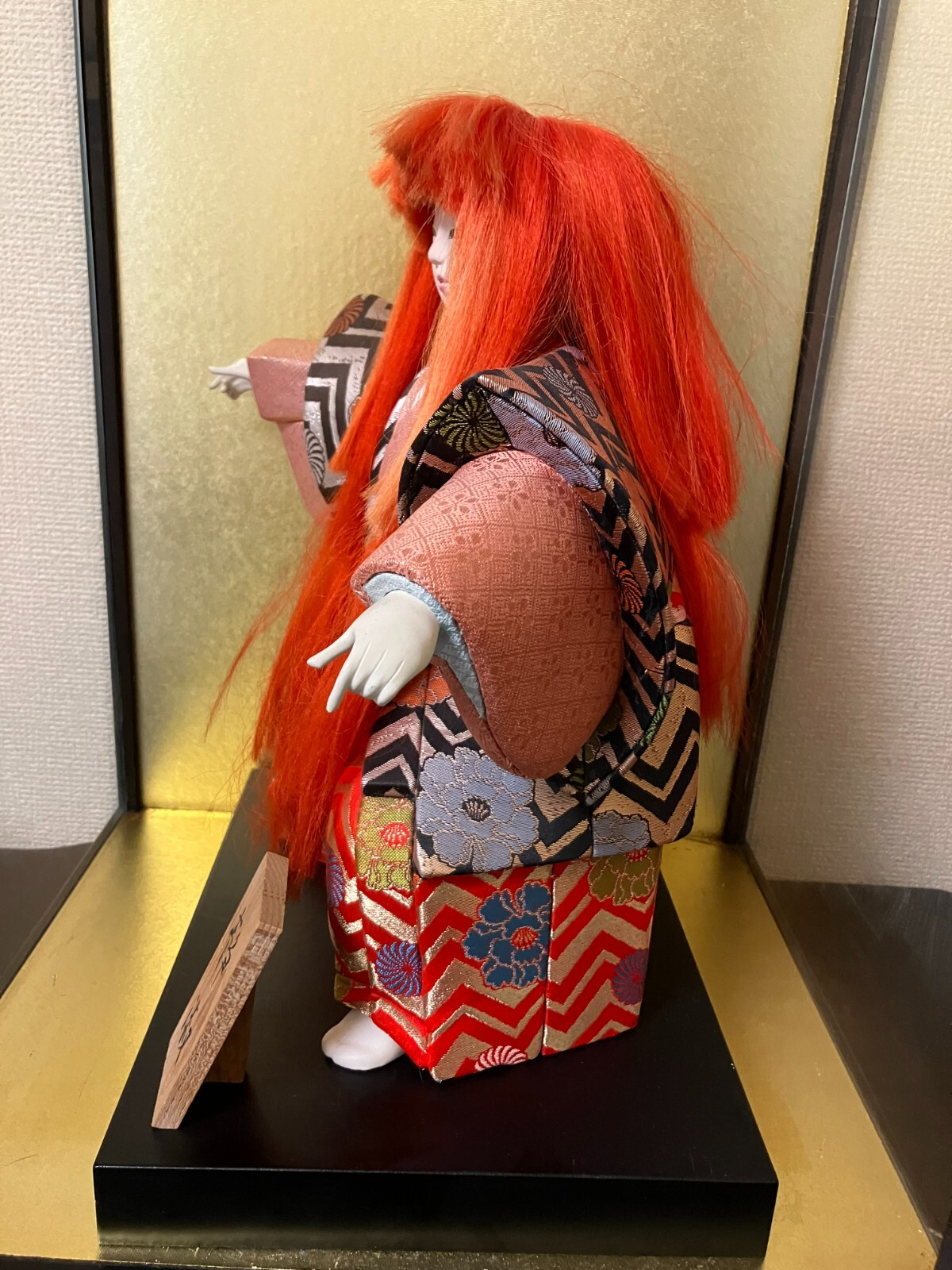 Vintage Japanese Kimekomi Doll Kimono Kabuki Noh Geisha Folk Craft | eBay