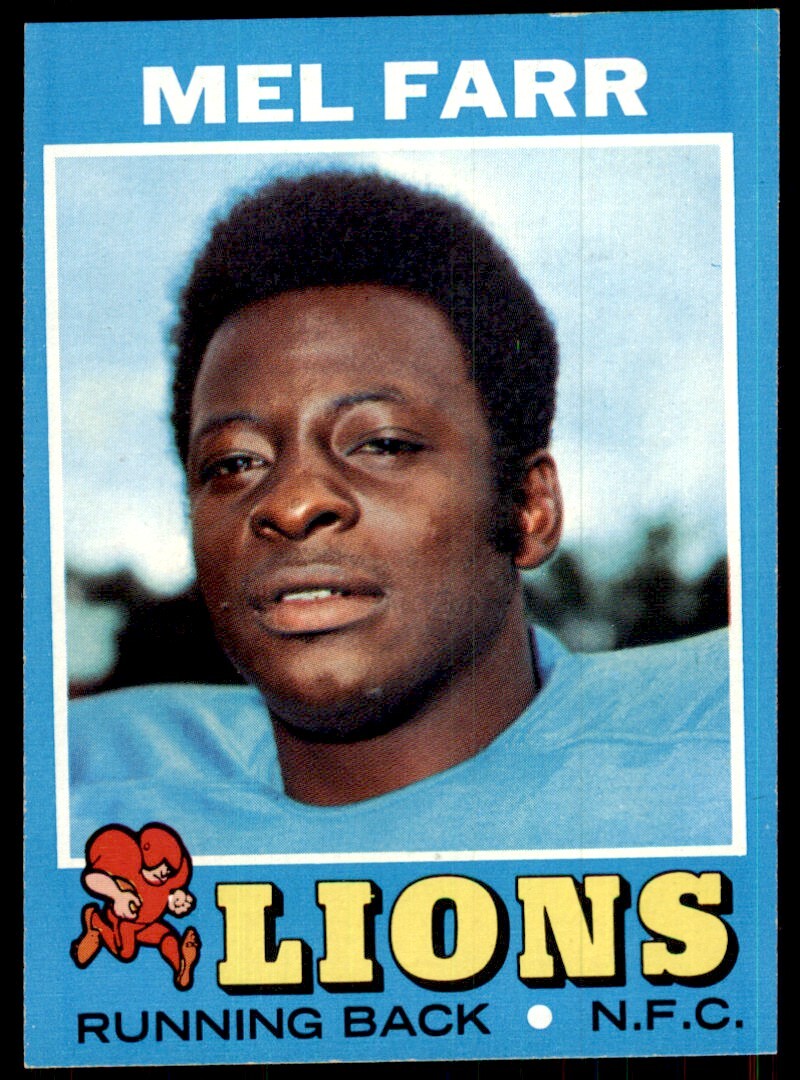 1971 Topps Mel Farr Vintage Detroit Lions #236 | eBay
