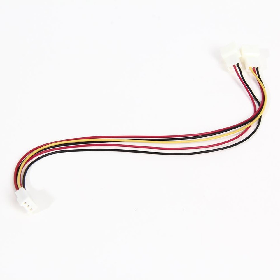 5Pcs 12V 3 Pin Female to 2/3 Pin Male PC Fan Power Splitter Extension ...