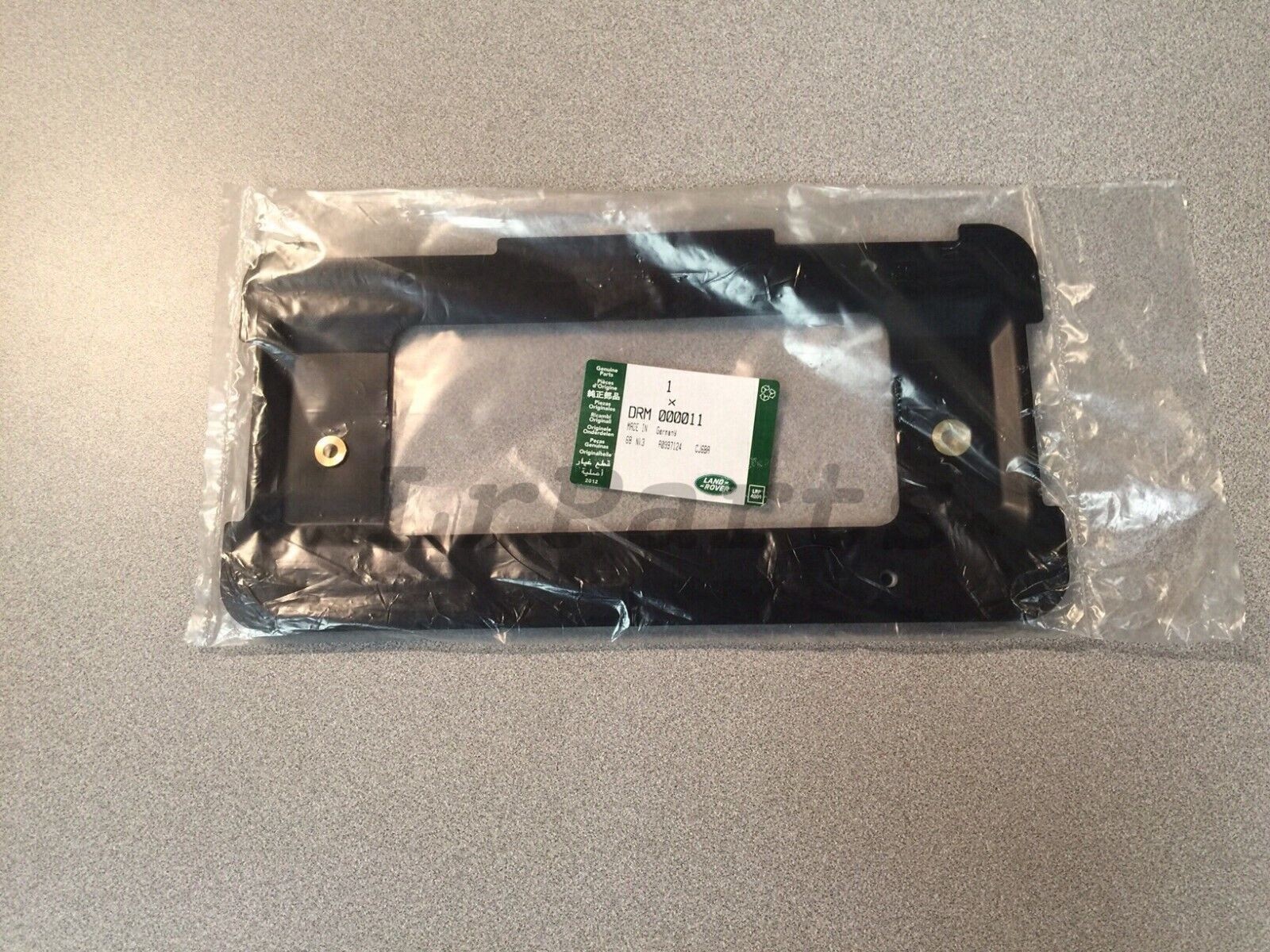 Range Rover L322 Rear License Plate Bracket Mount Genuine OEM NEW 2003 ...