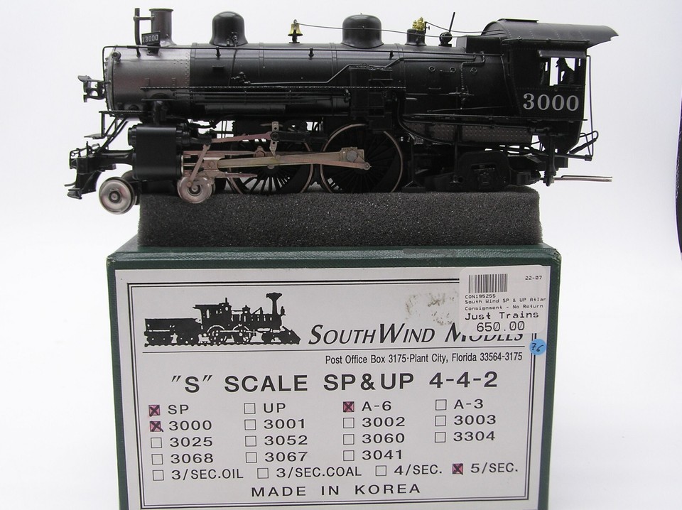 S-Scale Model Train - Southern Pacific A-6 3000 - CON19525 | eBay