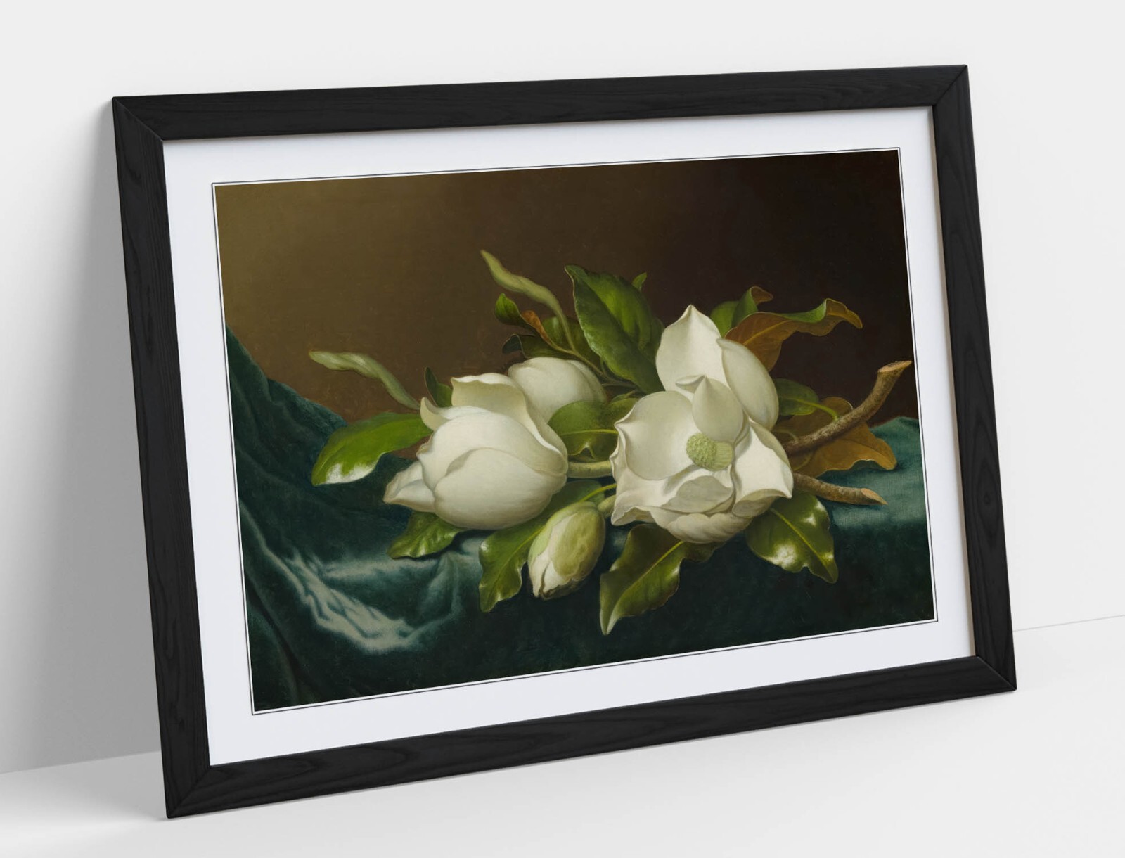 MARTIN JOHNSON HEADE, MAGNOLIAS -FRAMED WALL ART POSTER PRINT 4 SIZES ...