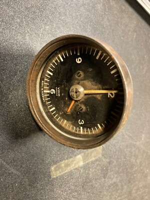 Porsche Silver Dot VDO Clock 1968-1973 used | eBay