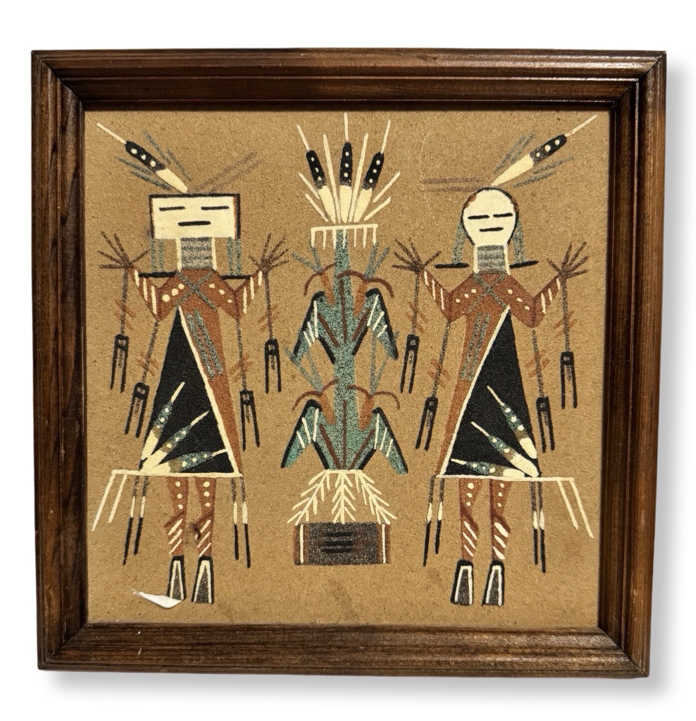 Navajo Sand Painting by Begay - Yei Beings | Grelly USA