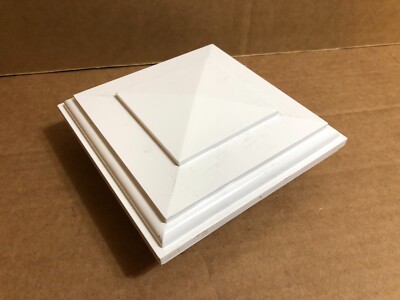 FIBERON ArmorGuard 4 " x 4 " New England Post Sleeve Cap WHITE ** | eBay
