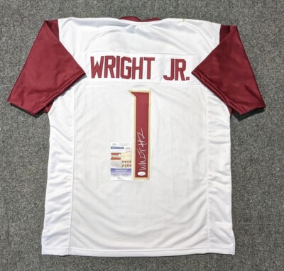 FLORIDA STATE SEMINOLES WINSTON WRIGHT JR AUTOGRAPHED SIGNED JERSEY JSA ...