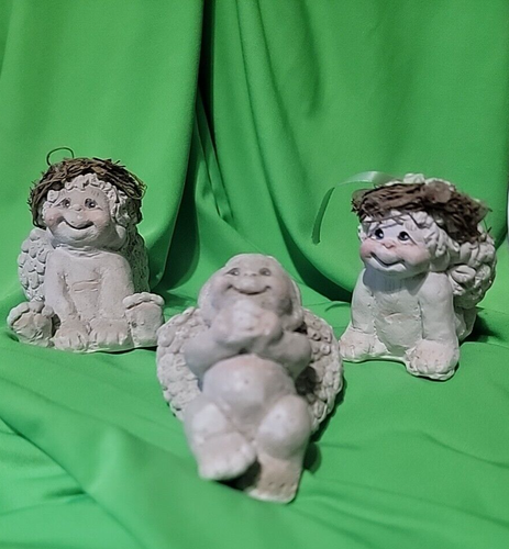 Vintage Dreamsicles Mini Cherub Angels Cast Art Baby Angel Wings 1990's ...