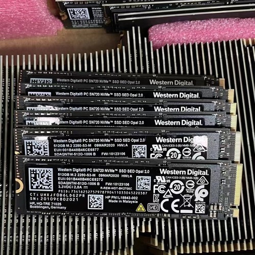 512GB WD SSD SN720 M.2 2280 SSD PCIE Solid State Drive NVME SDAQNTW ...