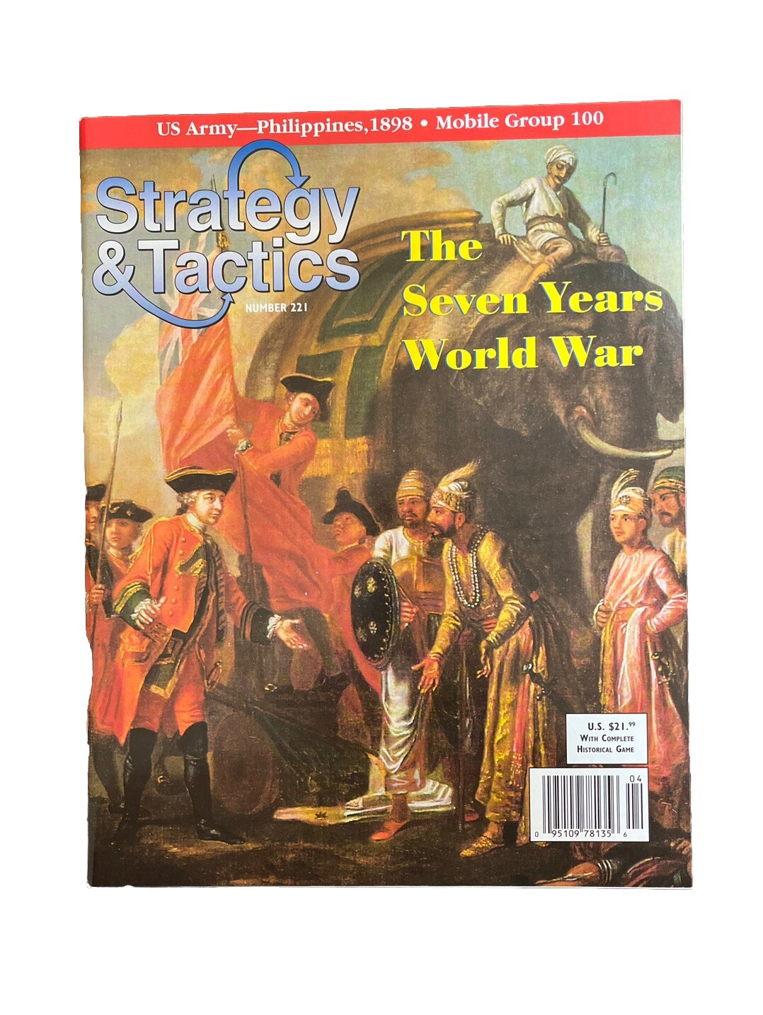 Strategy & Tactics War Game Magazine #221 With Game The Seven Years ...