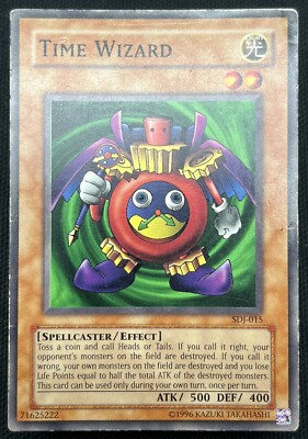 Time Wizard - SDJ-015 - Unlimited - YuGiOh-MP | eBay