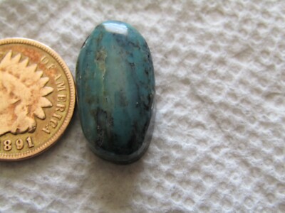 Campitos Turquoise Cabochon 13 carat Iron Pyrite Blue cab | eBay