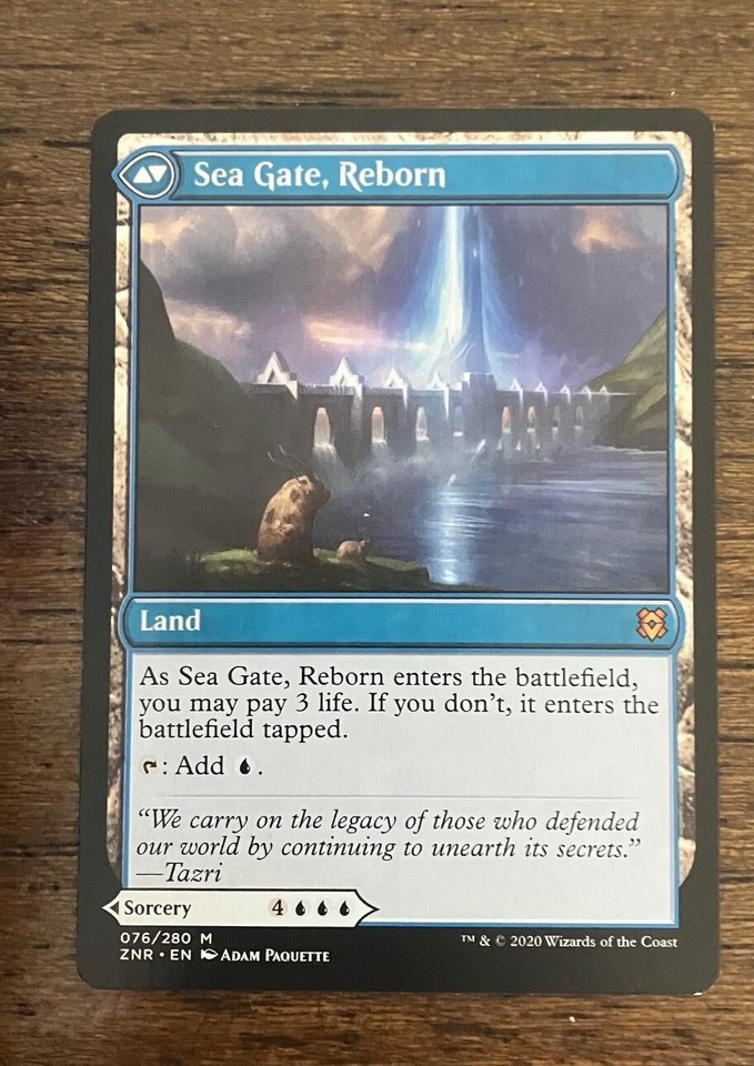 MTG Sea Gate Restoration NM Zendikar Rising | eBay