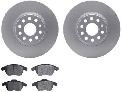 Dynamic Friction 85WS37P Front Brake Pad and Rotor Kit Fits 2007-2016 ...