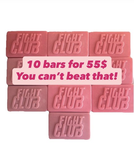 10 FIGHT CLUB SOAP BARS FOR A STEAL HAND MADE FIGHT CLUB SOAP SMALL ...