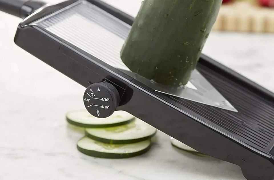 KitchenAid Handheld V-Blade Mandoline Slicer Black Stainless Steel | eBay