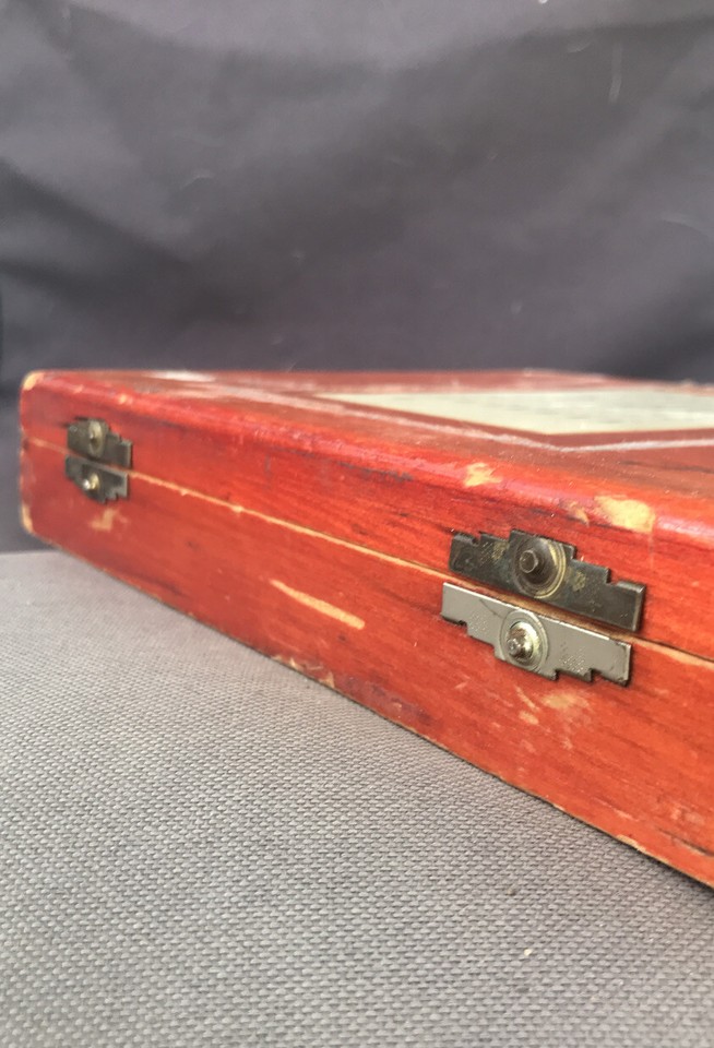 Antique Microbiology Hematology Mycology Pathology Wooden Slide Box | eBay