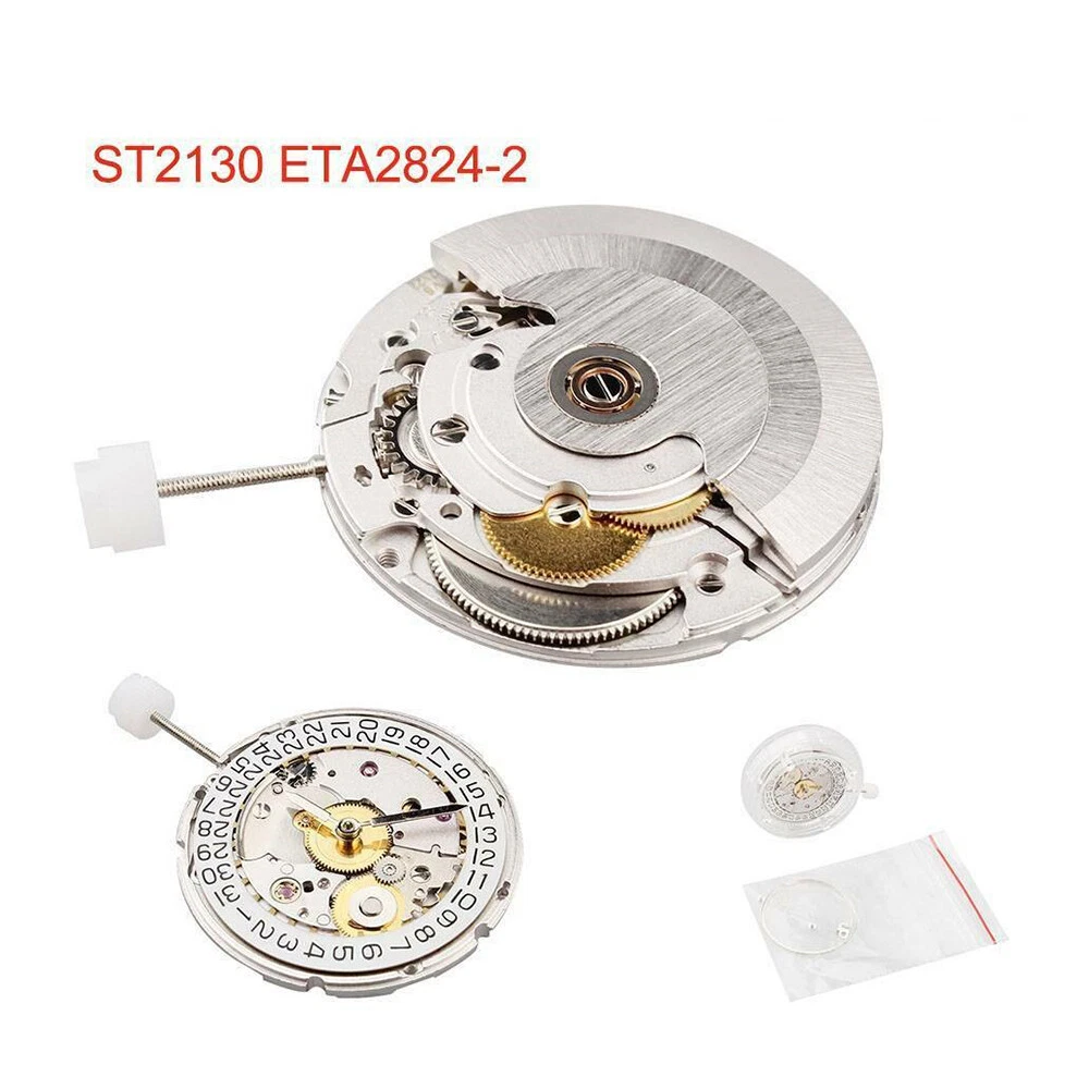 SEAGULL ST2130 CLONE ETA 2824-2 SELLITA SW-200 PERLAGE MOVEMENT H3 Date ...