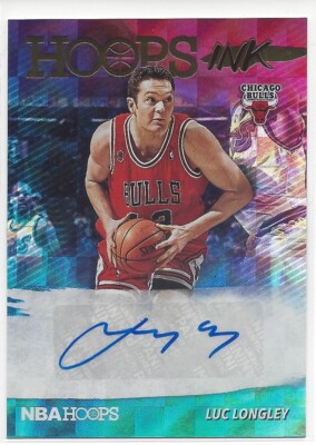 (0068) LUC LONGLEY 2019-20 PANINI NBA HOOPS INK AUTO AUTOGRAPH CHICAGO ...