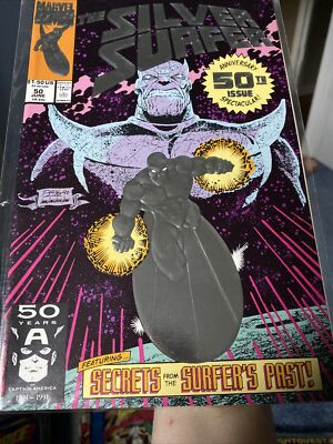 Silver Surfer #50 Marvel Comics 1991 50th Anniversary Issue Spectacular ...